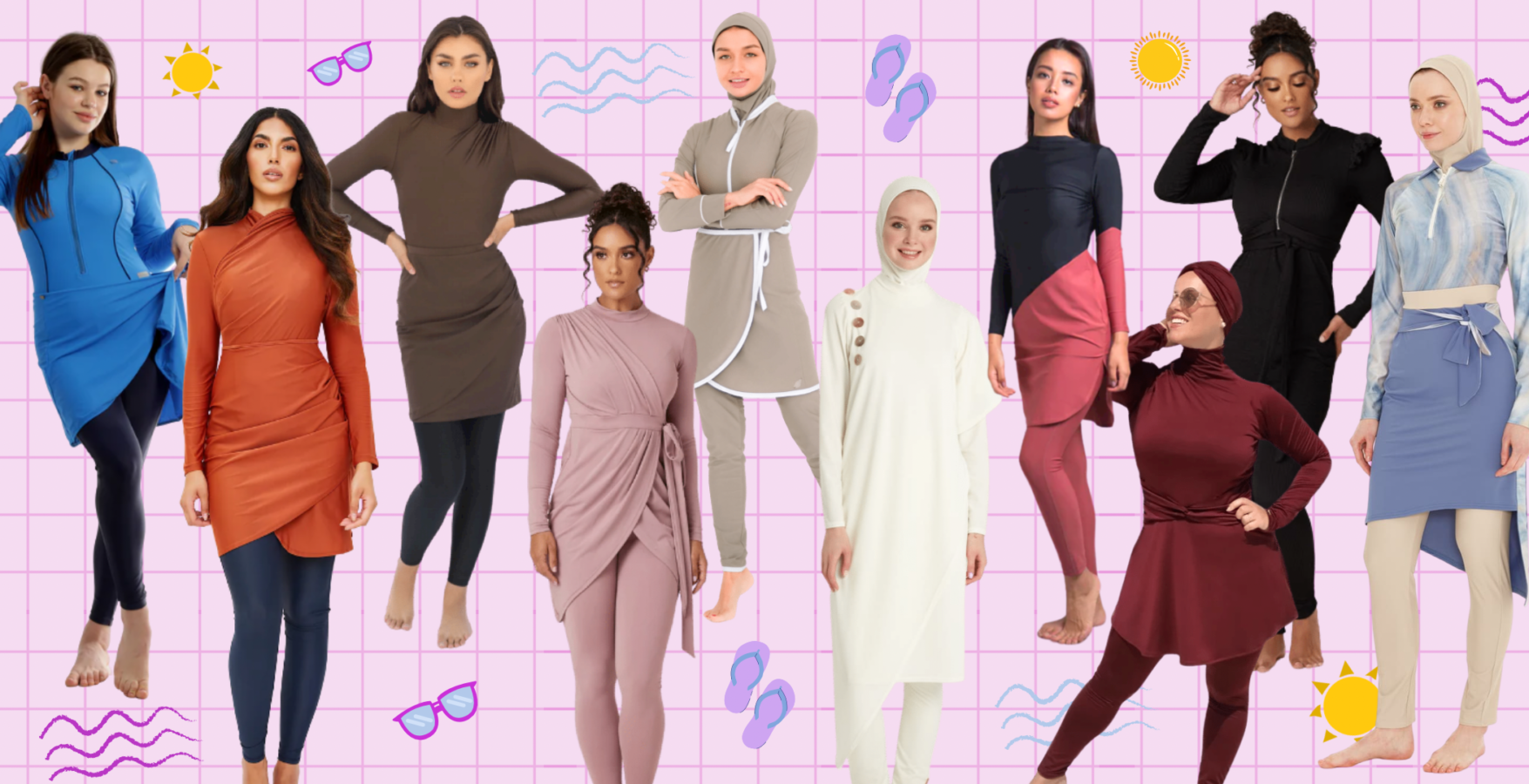 14 Modest Swimwear Brands to Shop this Summer - American Muslim Women ...